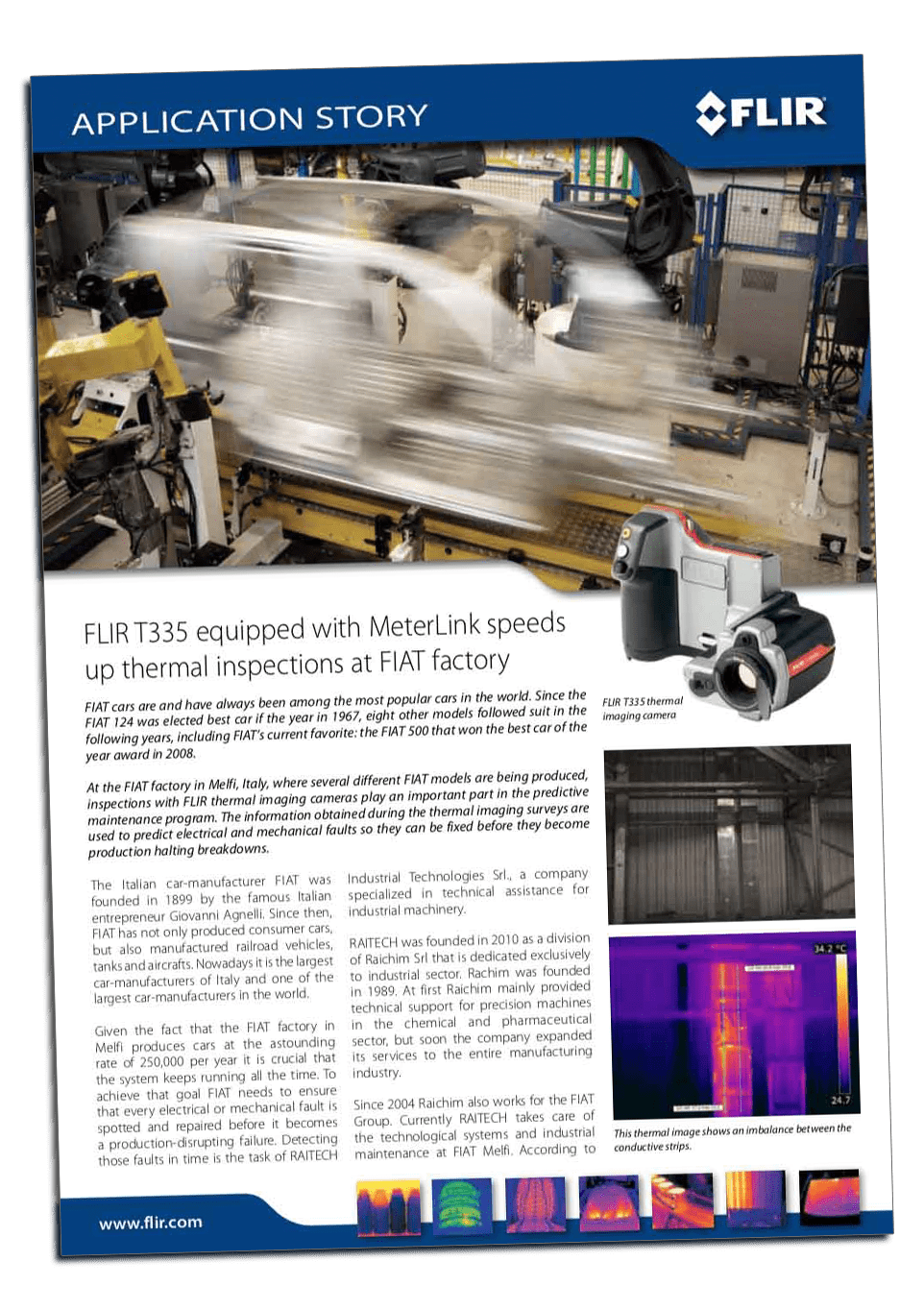 Mantenimiento predictivo en grupo FIAT: Utilizan la FLIR T335 con ...
