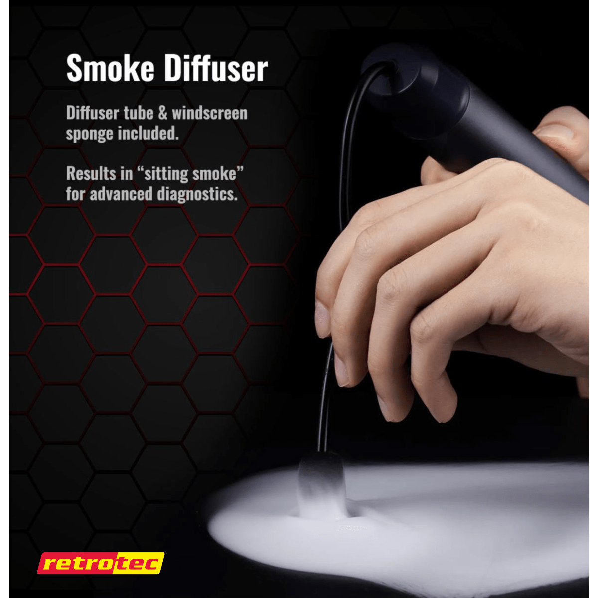 AirTracer, portable smoke generator from Retrotec - Apliter